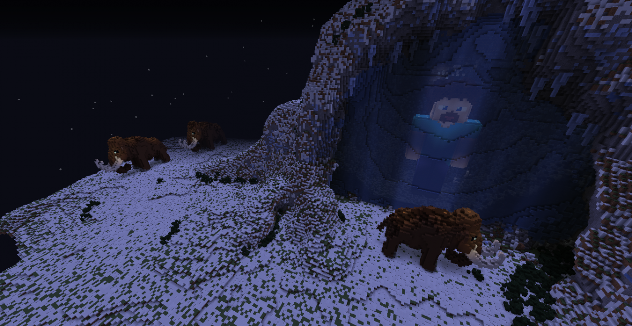 The real story of the past of the Earth (4000 Blocks long build ...