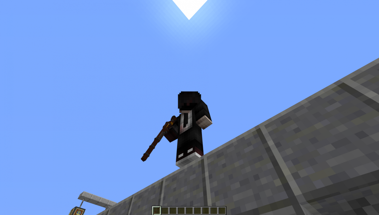 3D Custom Model: Steampunk Rifle Minecraft Map