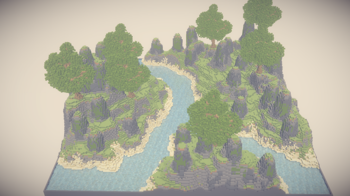 Small Terrace Terrain Minecraft Map