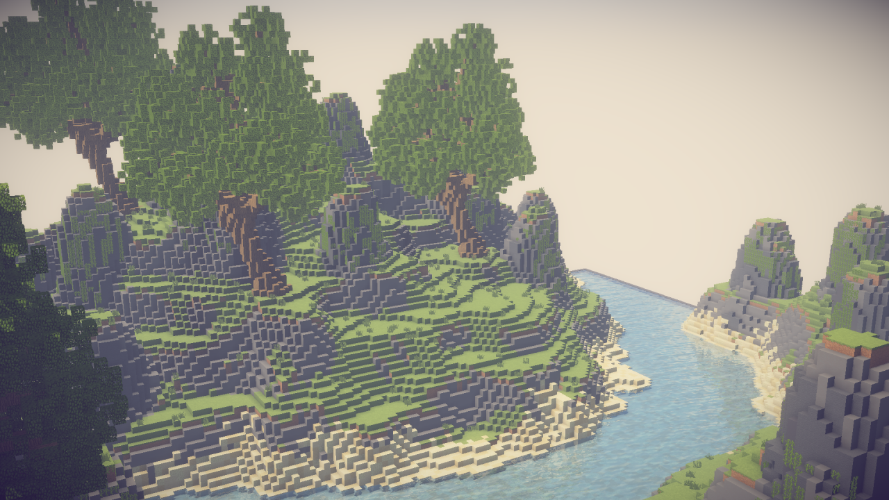 Small Terrace Terrain Minecraft Map