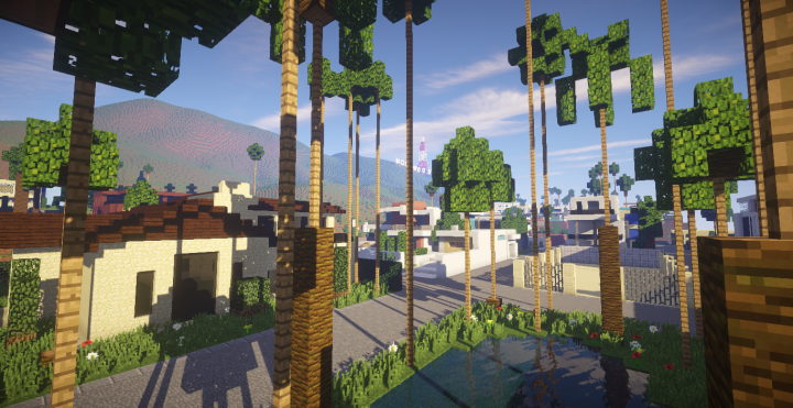 Minecraft - Los Angeles Map (Hollywood) Minecraft Map