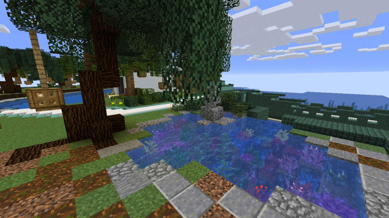 MetroGalaxy SMP 1.13 Island Resort Spawn Minecraft Map