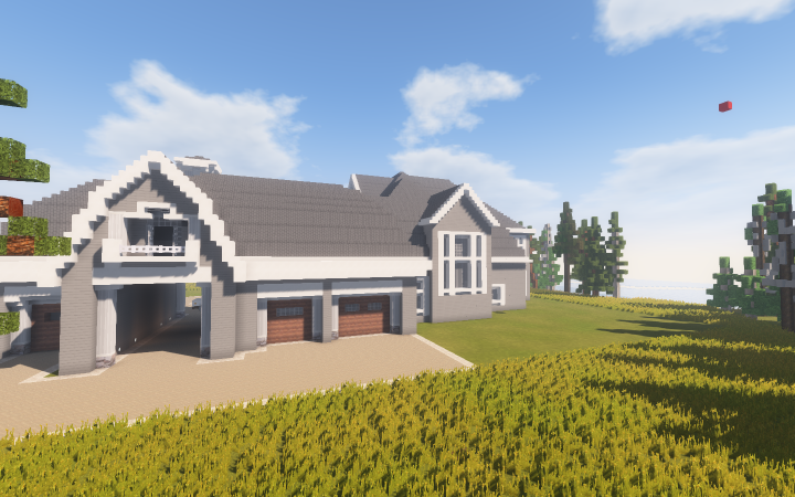Shingle Style Lakehouse Minecraft Map