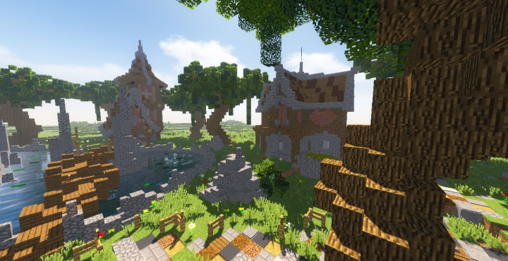 Black Clover RP - Mid village Minecraft Map