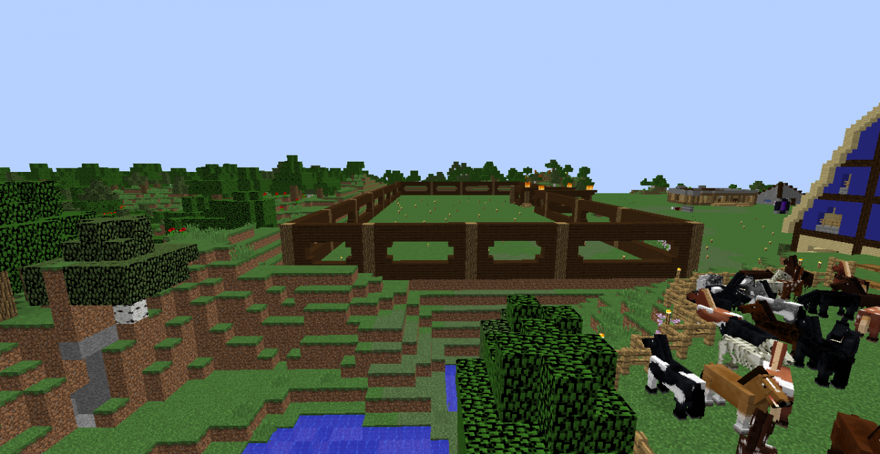 Large Home Stables Minecraft Map
