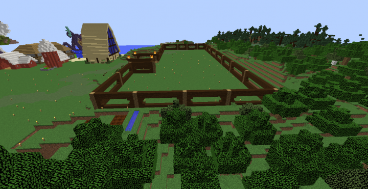 Large Home Stables Minecraft Map