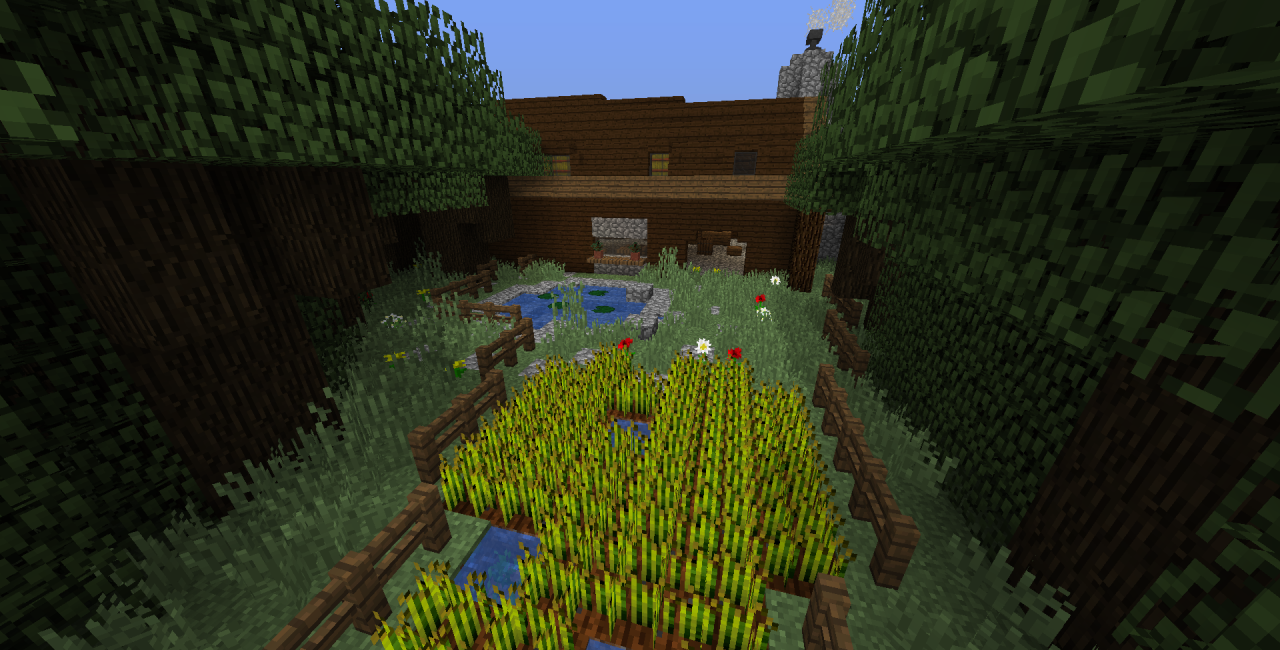 house in the woods Minecraft Map