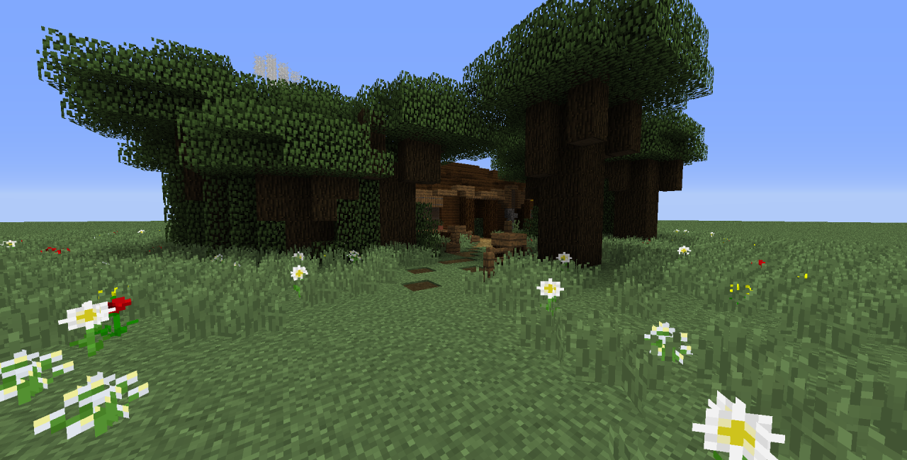 house in the woods Minecraft Map