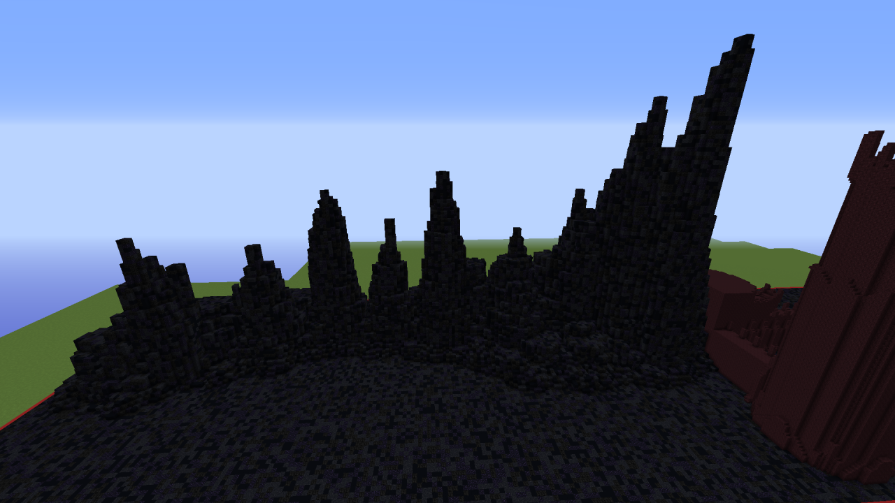 Black Gate of Mordor (LOTR) Minecraft Map