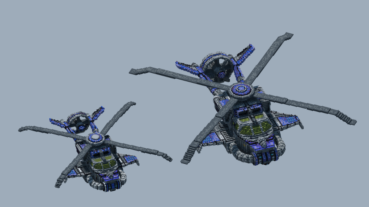 Cryocopter | C&C Red Alert 3 [⬇] Minecraft Map