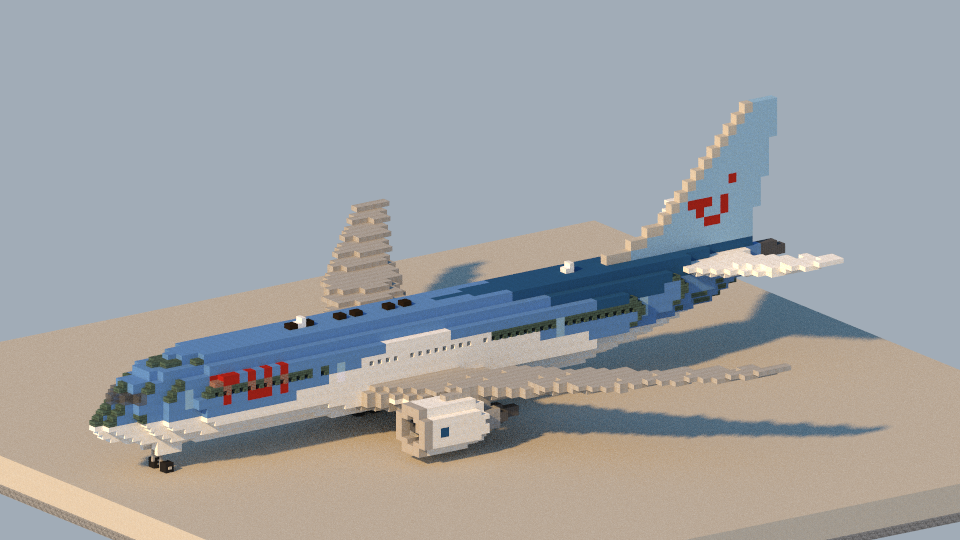 Boeing 787-8 Minecraft Map