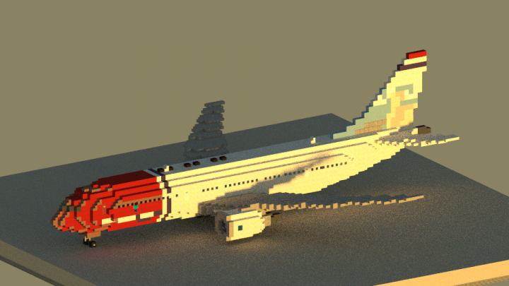 Boeing 787-8 Minecraft Map