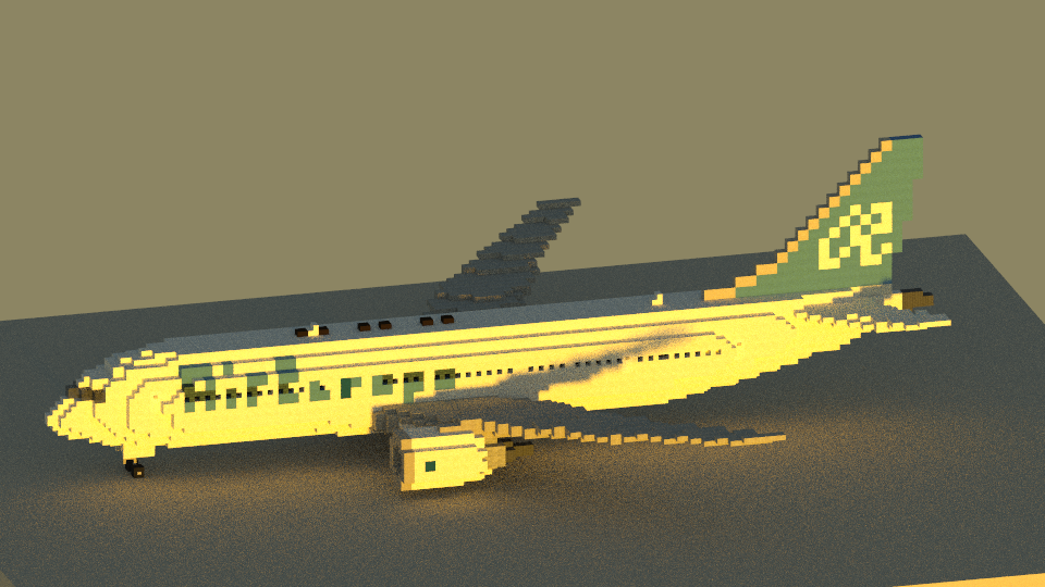 Boeing 787-8 Minecraft Map