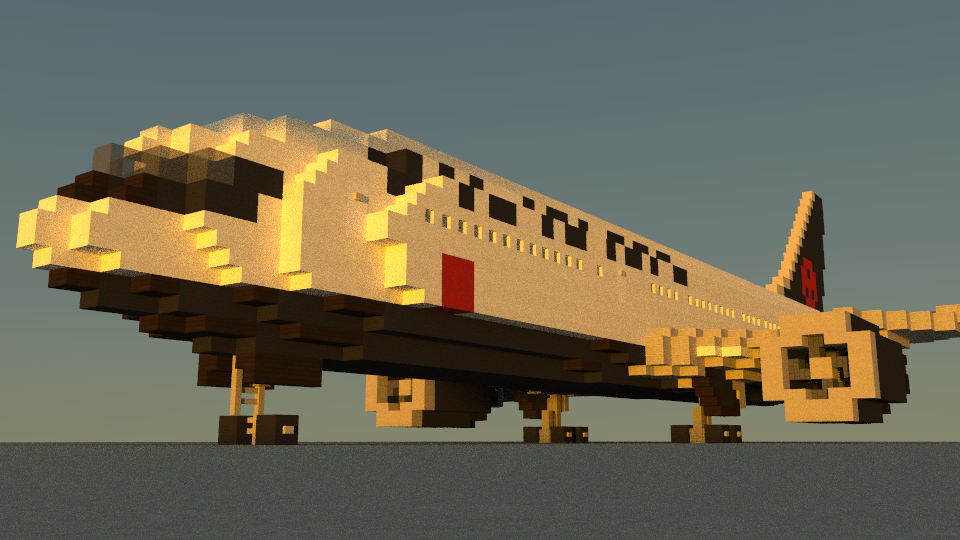 Boeing 787-8 Minecraft Map