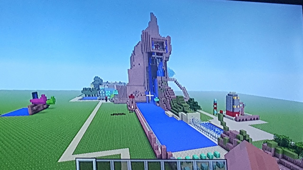 volcano bay water theme park recreation by costerman Minecraft Map