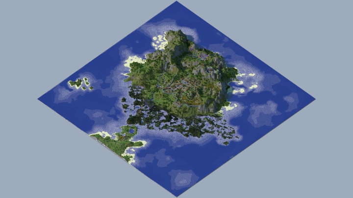 The Evergate Peninsula Minecraft Map