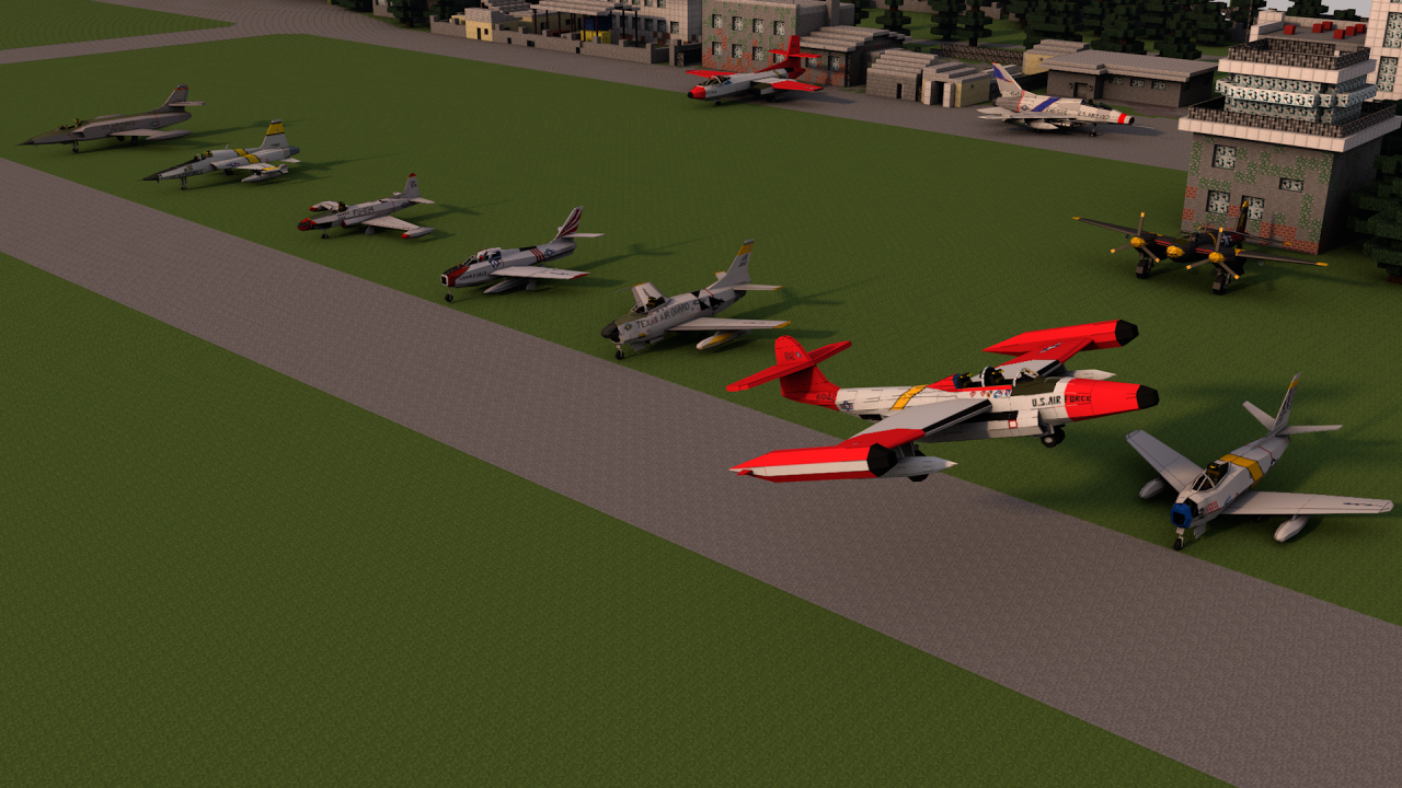 [Flan's] US Air Force Cold Warfare Pack 3 (1.7.10) Minecraft Mod