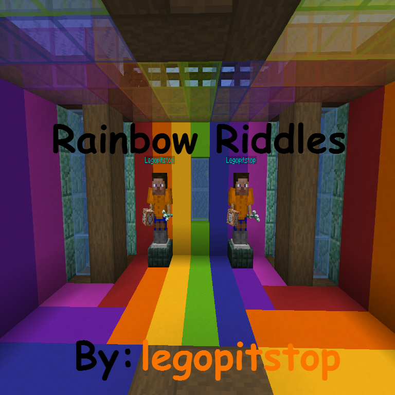 1.13 Rainbow Riddles Minecraft Map
