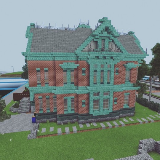 Victorian House- The Flowation Copper House Minecraft Map