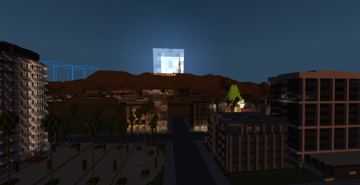 Minecraft - Los Angeles Map (Hollywood) Minecraft Map