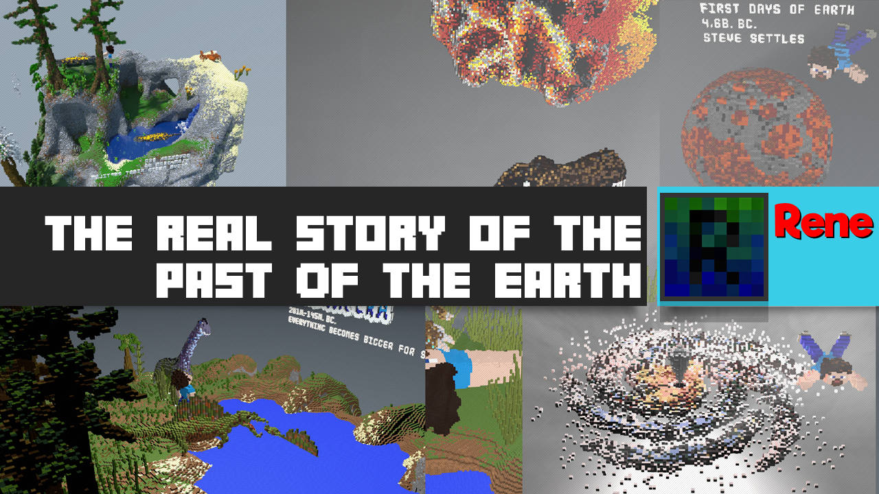 The real story of the past of the Earth (4000 Blocks long build ...