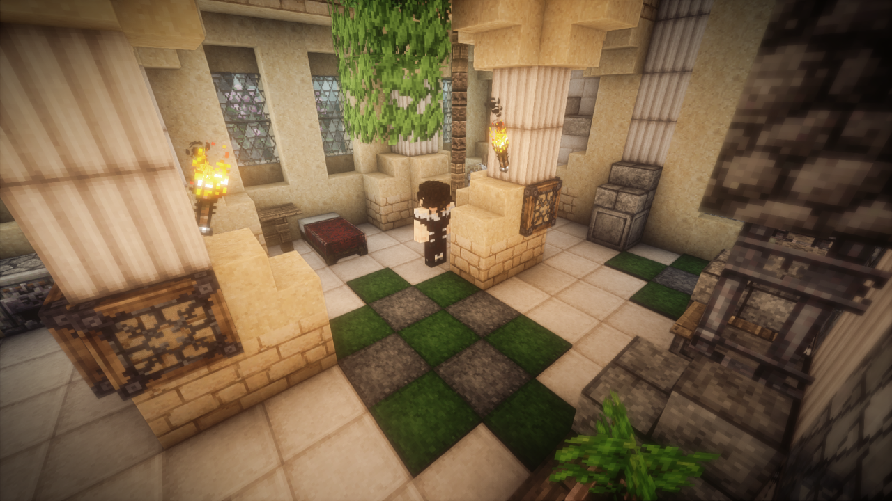 Camp of human tribe Minecraft Map