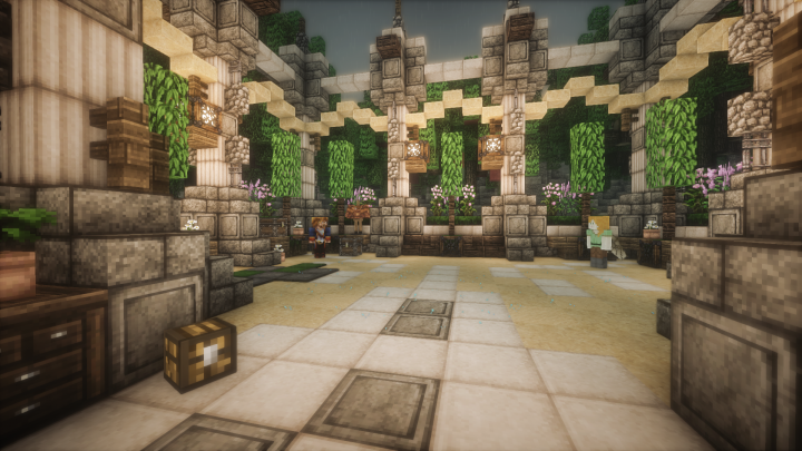 Camp of human tribe Minecraft Map