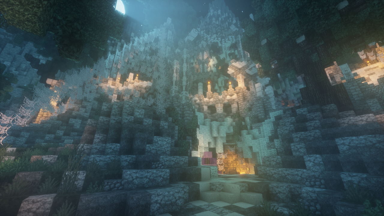 MysticRunes Gallery - Spider Cave Minecraft Map