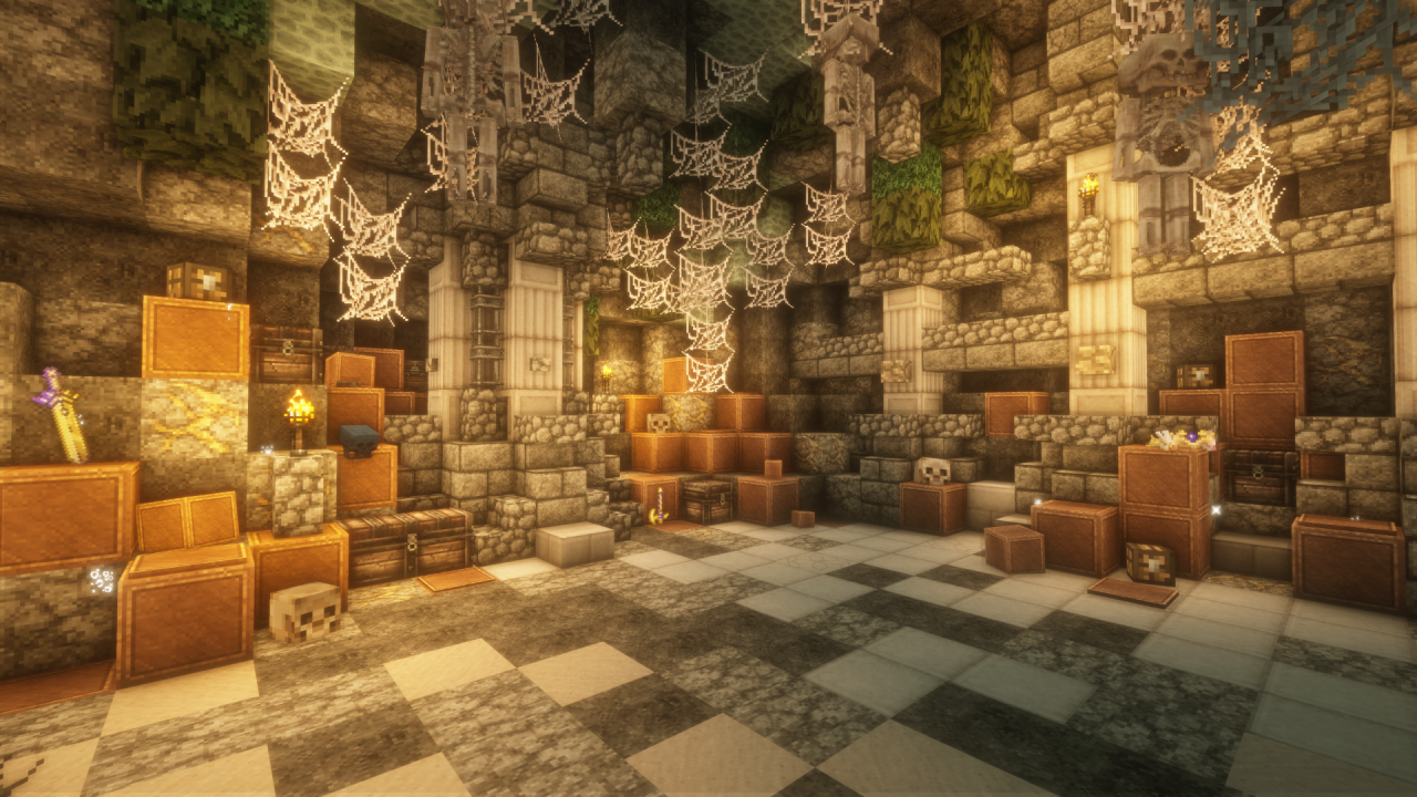 MysticRunes Gallery - Spider Cave Minecraft Map