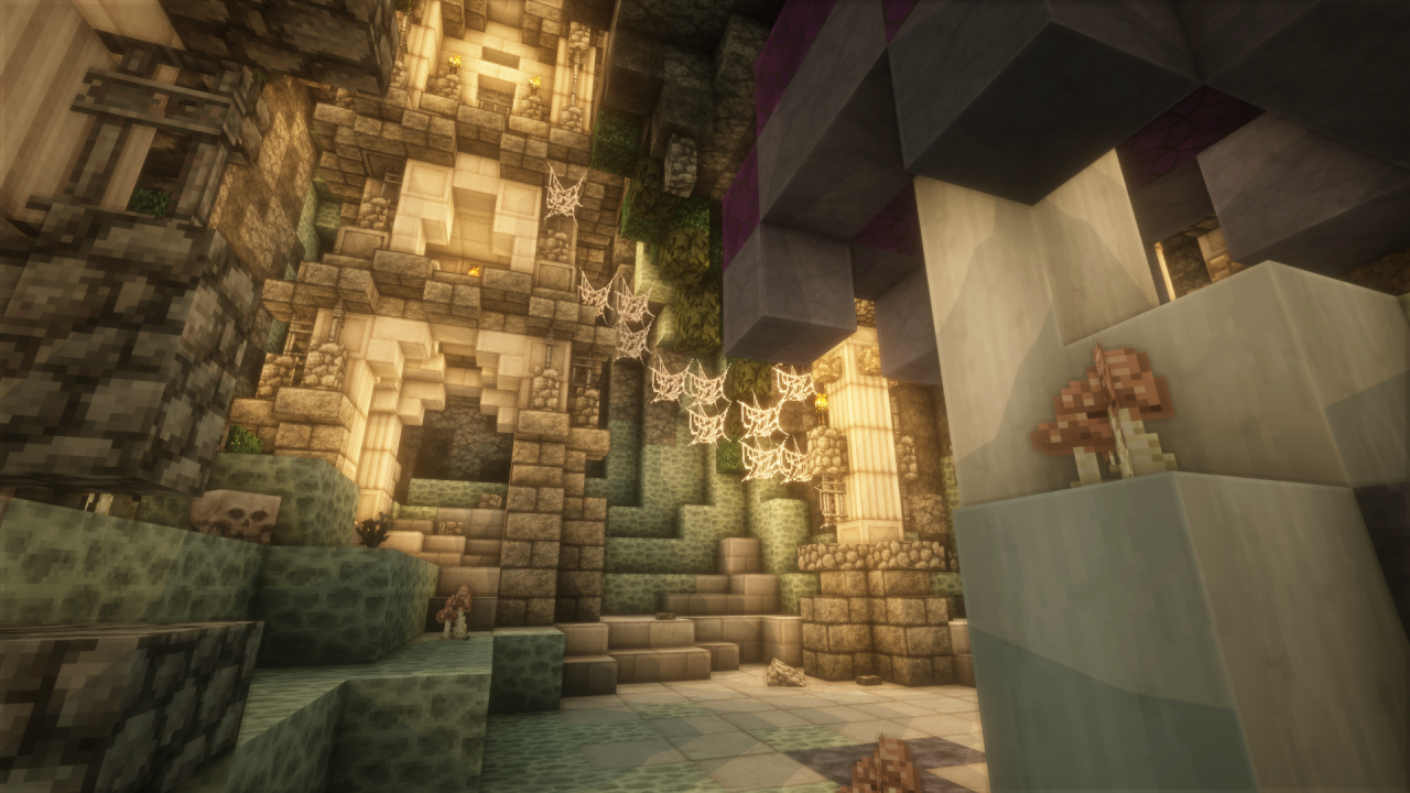 MysticRunes Gallery - Spider Cave Minecraft Map