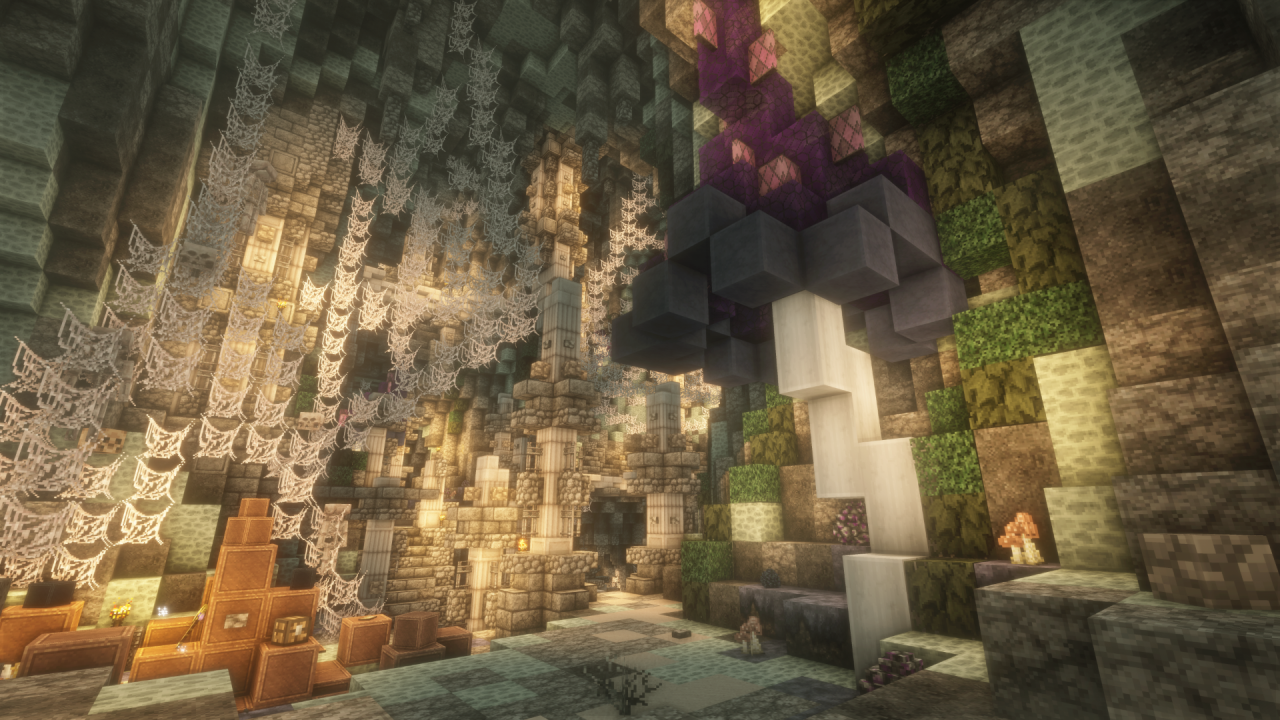 MysticRunes Gallery - Spider Cave Minecraft Map