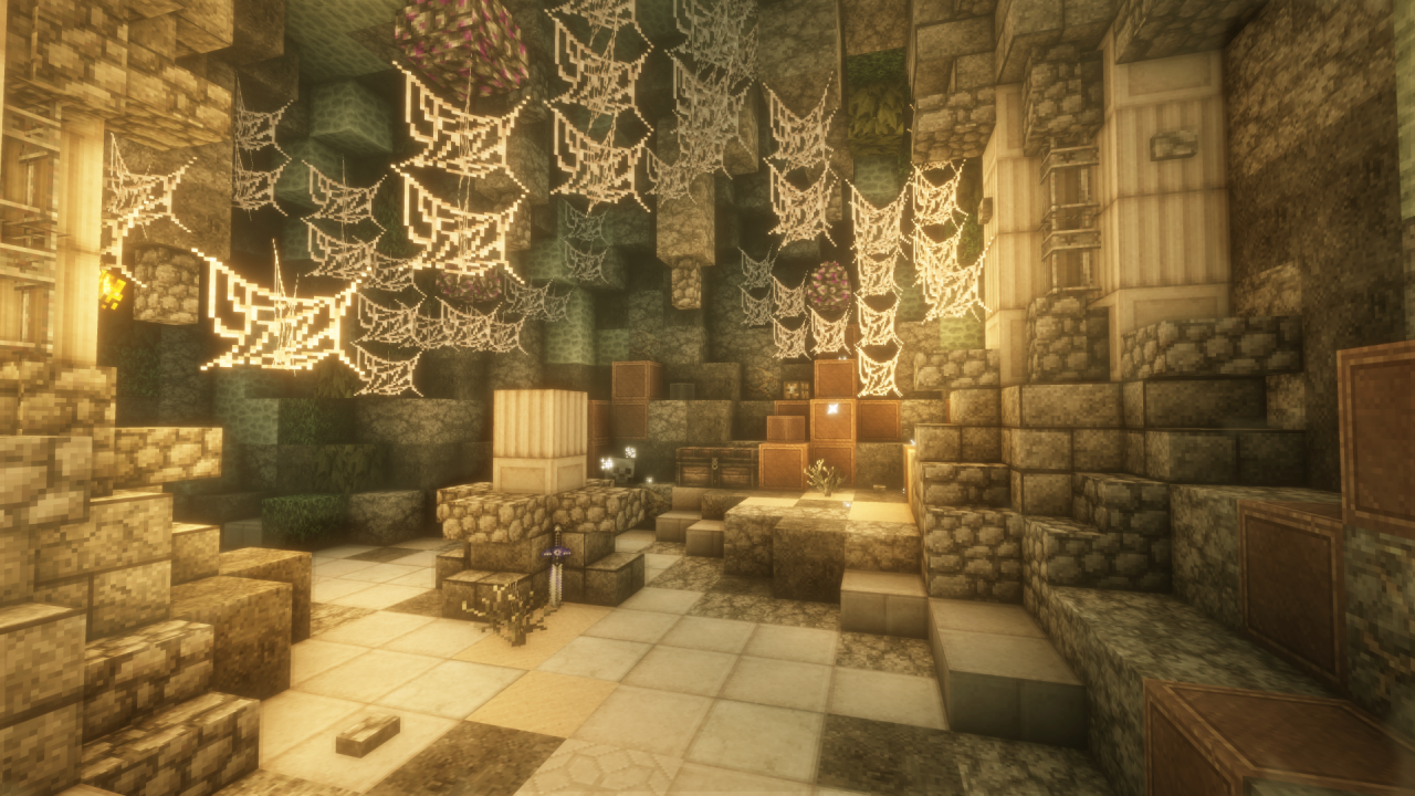 MysticRunes Gallery - Spider Cave Minecraft Map