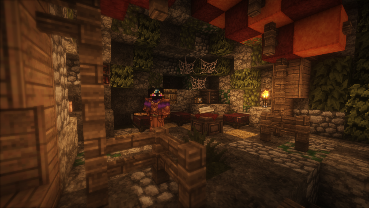 Camp of human tribe Minecraft Map