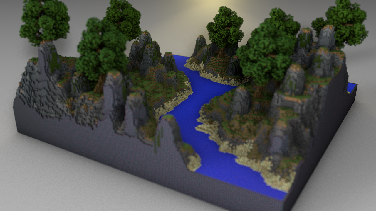 Small Terrace Terrain Minecraft Map