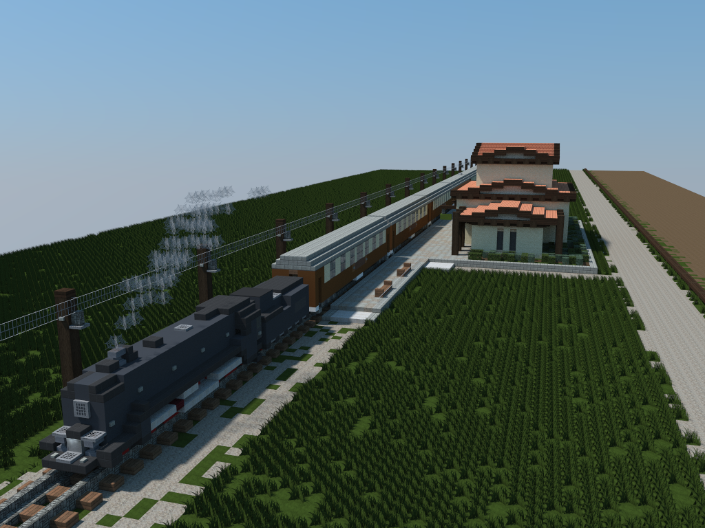 Vintage Train Car Collection Minecraft Map