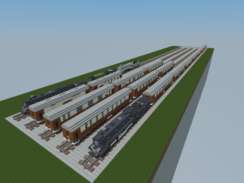 Vintage Train Car Collection Minecraft Map