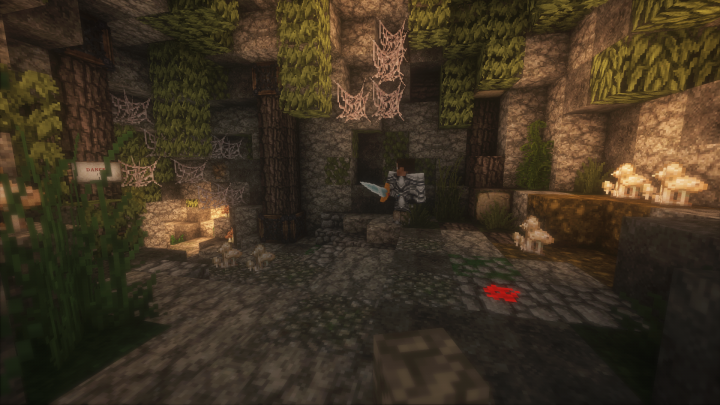 Camp of human tribe Minecraft Map