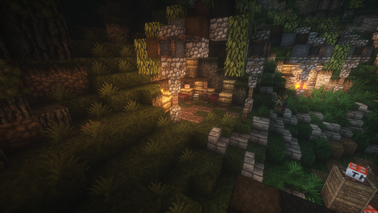 Camp of human tribe Minecraft Map