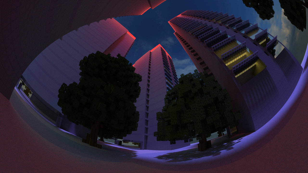 Red roof building Minecraft Map