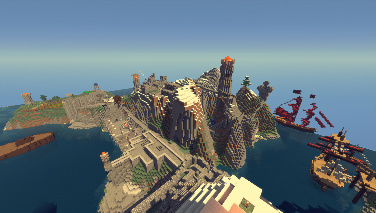 Kal' Eron Unrol - The City of Stone Minecraft Map