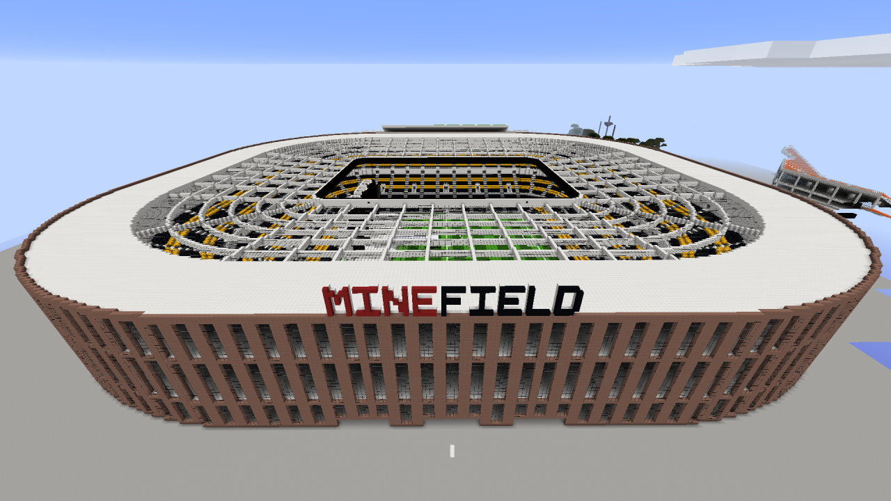 Minefield Stadium (Fictional) Minecraft Map