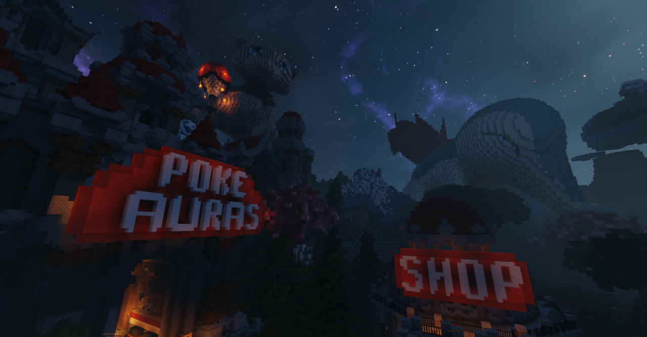 Poke Auras Pixelmon Reforged NEW SERVER! Minecraft Server
