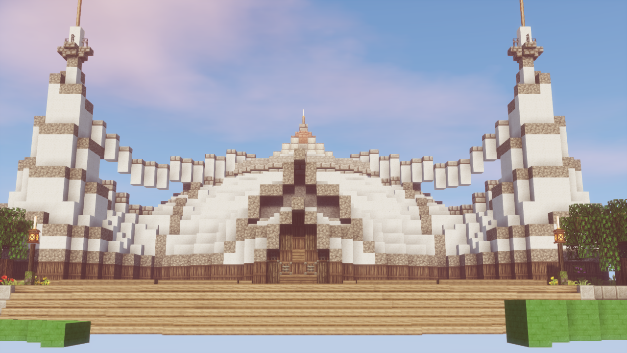 Mournhold Tribunal Temple Minecraft Map