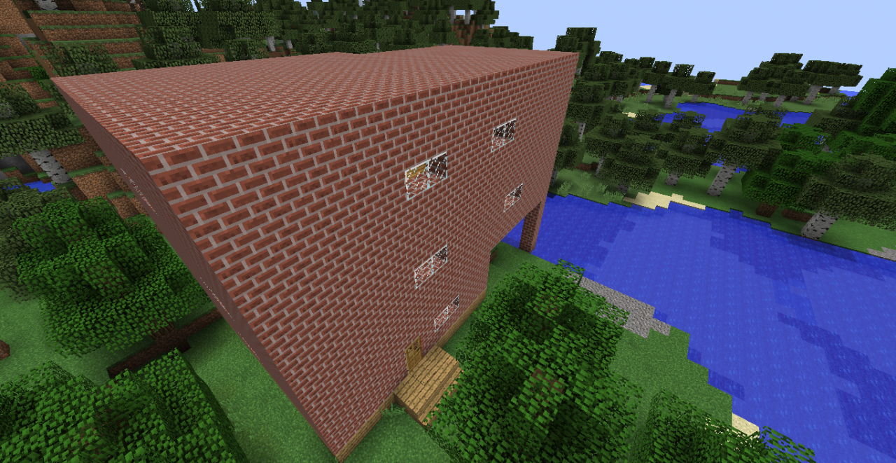 brick house Minecraft Map