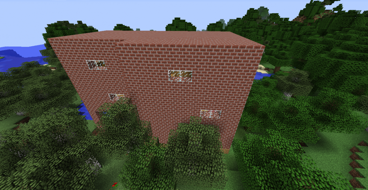 brick house Minecraft Map