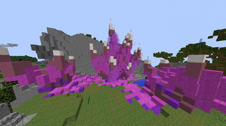 Pink crystal Minecraft Map
