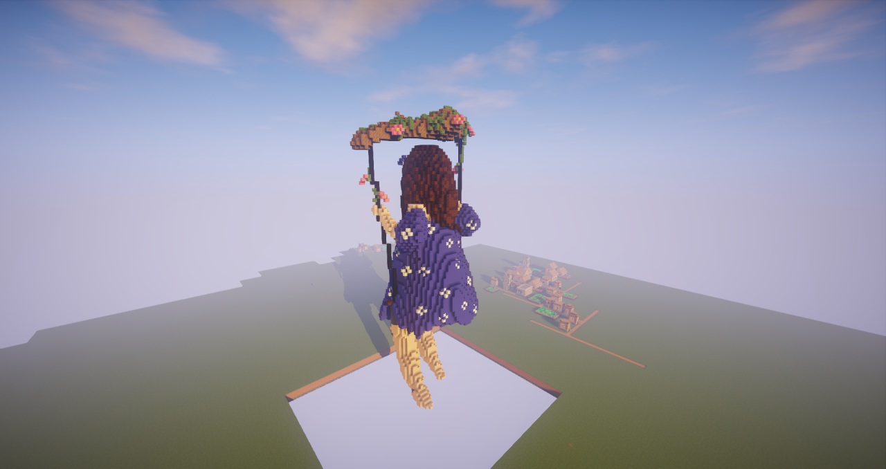 Girl on swing Minecraft Map
