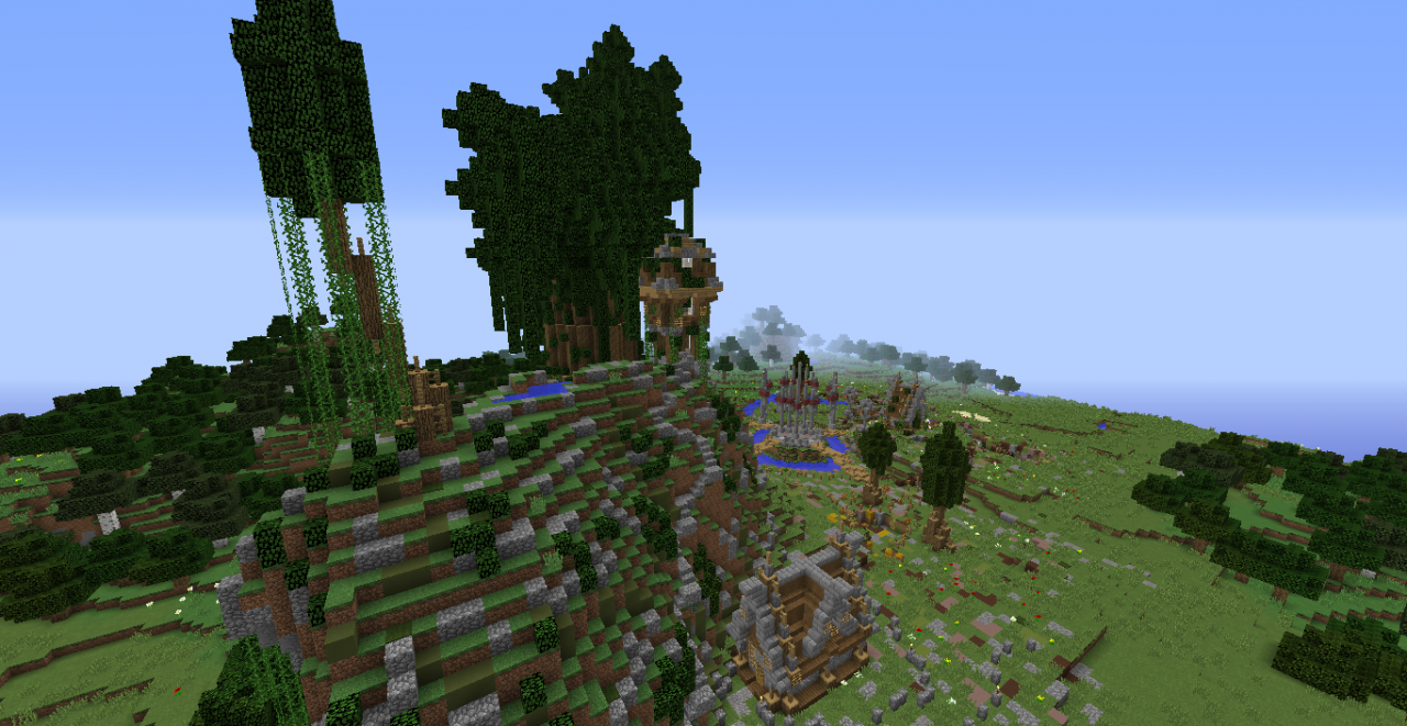 Open-World Spawn Map Minecraft Map