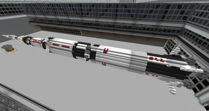 Saturn V [1.5:1] Minecraft Map