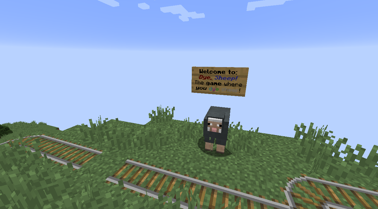 Dye, Sheep! - LAN Minecraft Minigame! Minecraft Map
